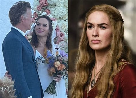 Lena Headey A Cersei De Game Of Thrones Se Casa E Recebe Amigos Da