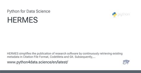 hermes python for data science 24 3 0
