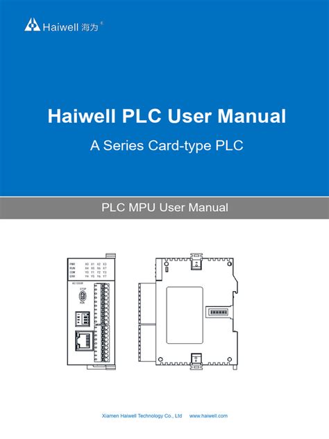 manual de usuario plc tarjeta haiwell download free pdf power