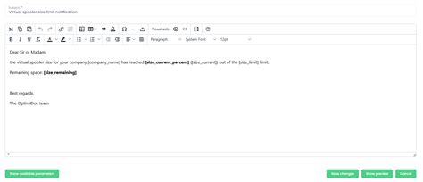 custom emails