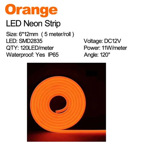 ₩3450에서 Led Neon Flex 백색광 문자열 12v 유연한 방수 스트립 램프 실리콘 Leds Neons Rope