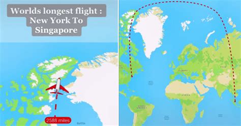 The World S Longest Flight Doesn T Travel In A Straight Line And People