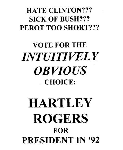 ihtfp gallery hartley rogers jr for president