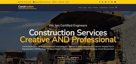 قالب موقع html css3 bootstrap4 مستقل