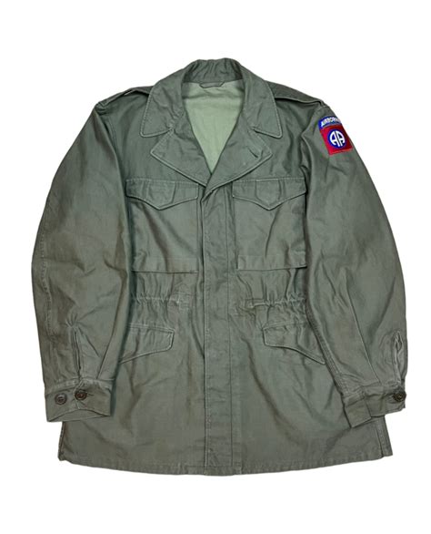 Us Ww2 82nd Airborne M 1943 Combat Jacket Market Garden Militaria