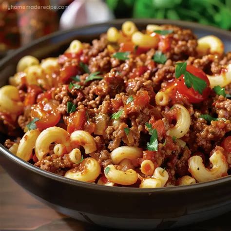 Classic Beefaroni Recipe Easy Comfort Food My Home Made Recipe