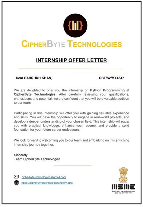 sahrukh khan on linkedin webdevintern cipherbyte