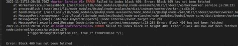 worker threads support for unfinalized blocks · issue 1399 · subquery