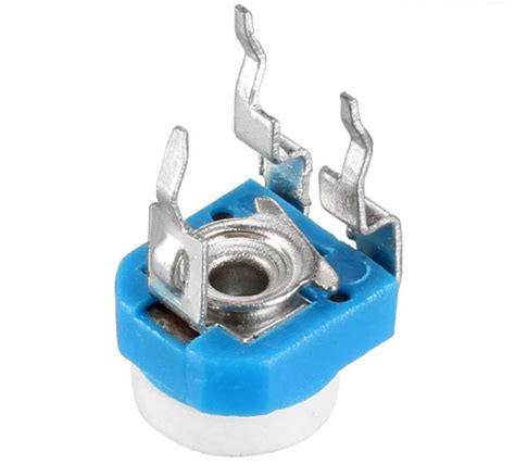 2 Kilohm Trimmer Potentiometer 3 Pin Resistance Adjustment For Circuit Tuning And Calibration
