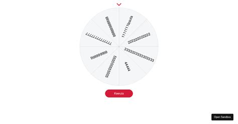 Winwheel Demo Forked Codesandbox