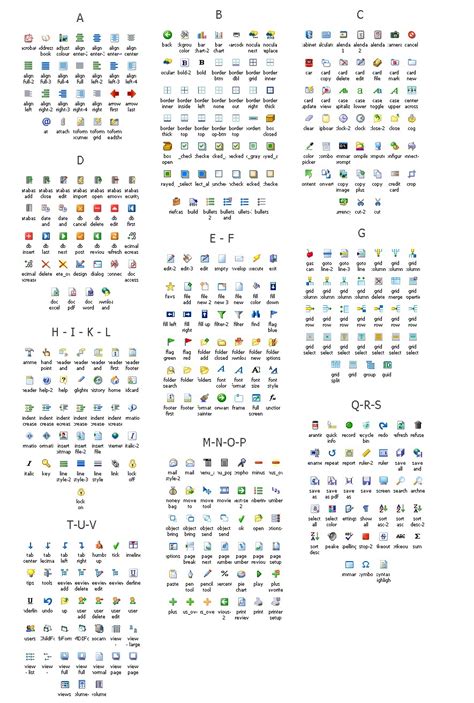 【素材资源】超实用16x16真彩图标集分享【access软件网】