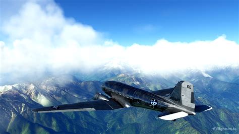 Douglas C 47 China National Aviation Corporation Cnac For Microsoft Flight Simulator Msfs