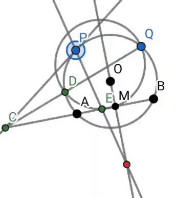 Geometry Proving That The Point Is Fixed Mathematics Stack Exchange