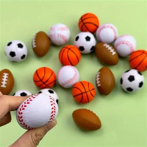 Mini Sponge Stress Balls Assorted The Toy Factory Shop
