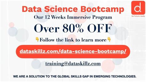 Dataskillz On Linkedin Datascience Machinelearning Bootcamp