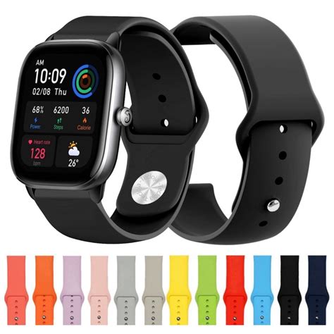 Pulseira Para Amazfit GTS Mini Pulseira Silicone GTS Mini Shopee Brasil