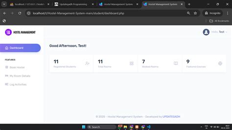 Best Online Hostel Management System Project In Php With Source Code