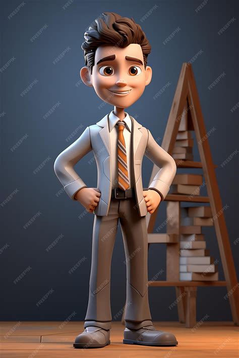 Premium Ai Image 3d Architect Character