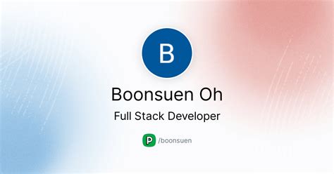 boonsuen oh peerlist