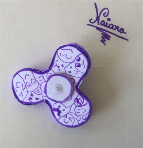 este es un spinner casero hecho por mí naiara actividades casero