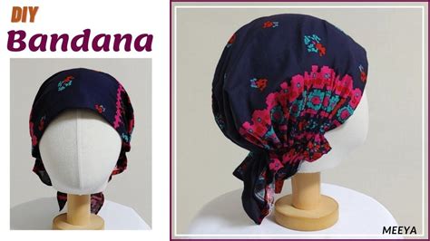 Diy 헤어스카프and두건 만들기 Hairscarf And Bandanapattern Included패턴 포함도안unisex 남녀가능머리수건반다나 ヘアスカーフ