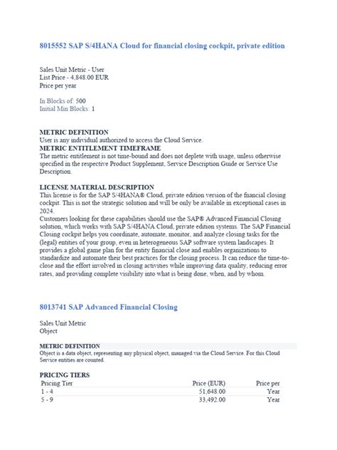 Closing Cockpit Pdf Cloud Computing Automation
