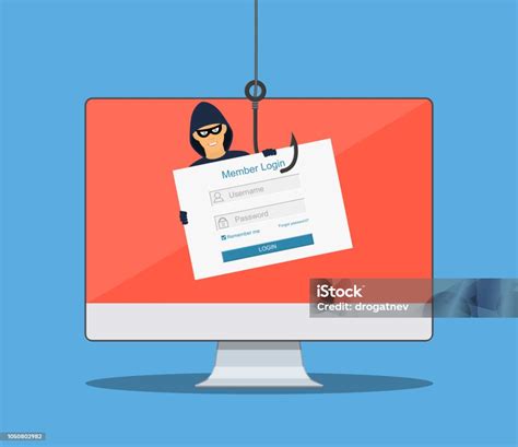 Thief Hacker In Mask Stealing Passwords Stock Illustration Download