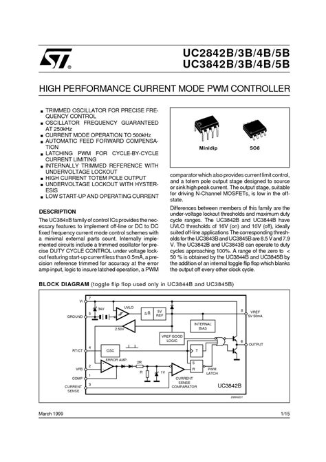 UC3844BD1013TR IC High Performance Current Mode Pwm Controller Vicartechz