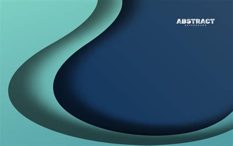 Premium Vector Abstract Overlap Layer Wavy Shape Papercut Background