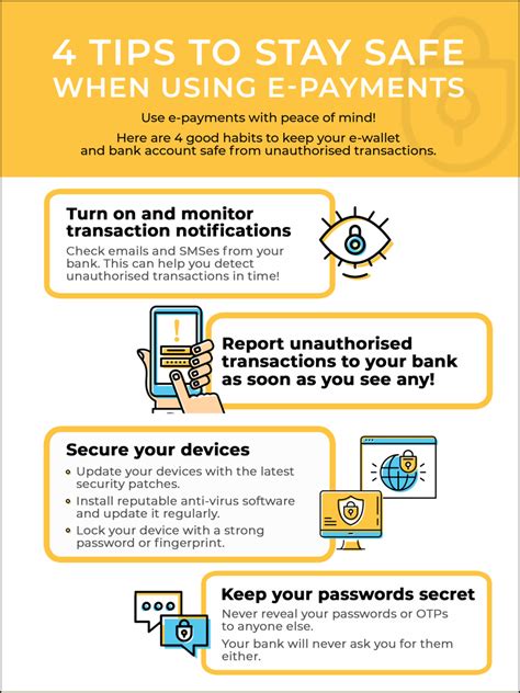 4 Tips To Stay Safe When Using Electronic Payments