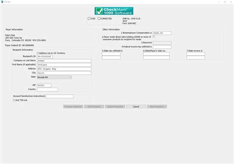1099 Software Print And E File Software Checkmark 1099