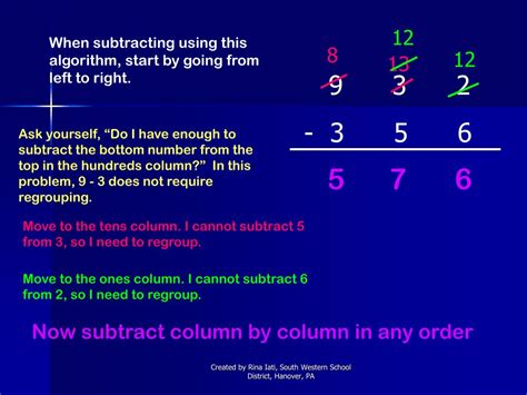 PPT An Alternative Subtraction Algorithm PowerPoint Presentation Free Download ID 370779