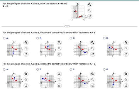 Solved For The Given Pair Of Vectors A And B Draw The
