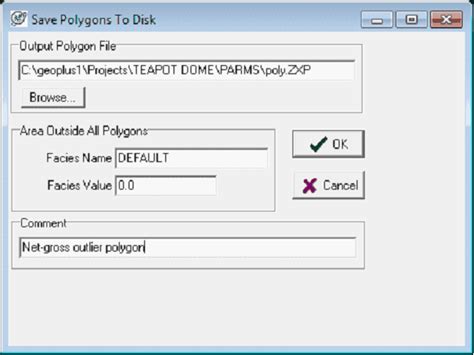 Z Cross Plot Polygons