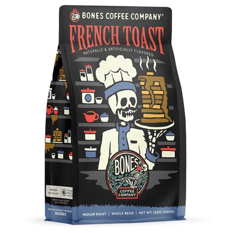 Bones Coffee Medium Roast Ground Coffee 4 Oz Favorite Flavors Sample