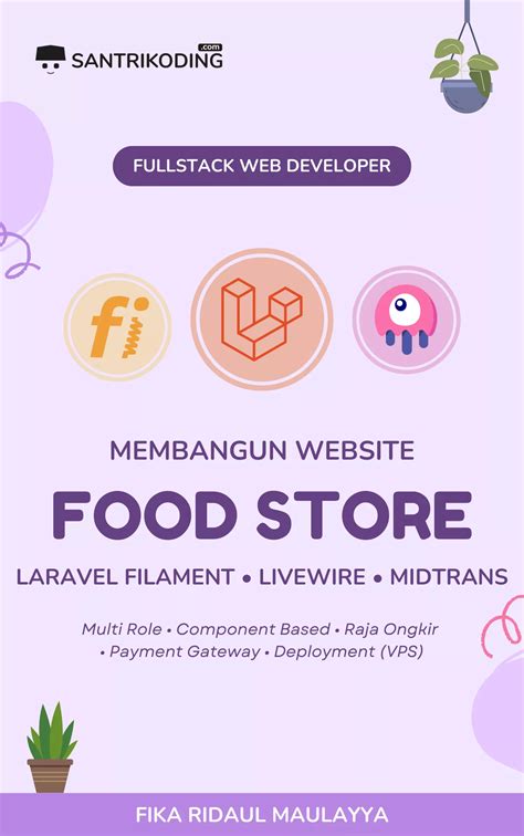 Ebook Membangun Website Food Store Dengan Laravel Filament Livewire