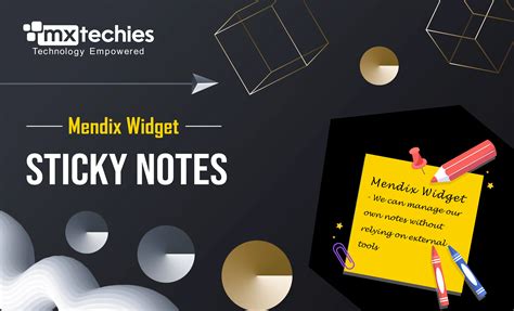 Mendix Sticky Notes Widget Easy Note Taking