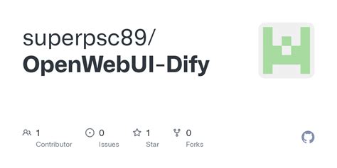 Github Superpsc89openwebui Dify