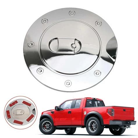 Exterior Filler Fuel Door Tank Gas Cap Cover Trim For Ford F150 2004