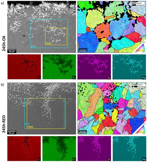 245 hour exposure sem left edx below and ebsd maps download
