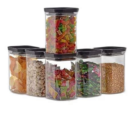Plastic 1100ml 6 Piece Excel Square Container At Rs 300 In Rajkot Id 2850385075088