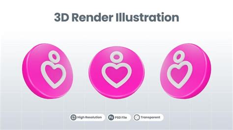 Premium Psd 3d Render Valentine With Album Icon For Ui Ux Web Mobile App Social Media Promotion