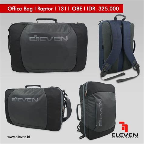 Eleven Office Backpack Multifunction Raptor 35 40 Liter Shopee Malaysia