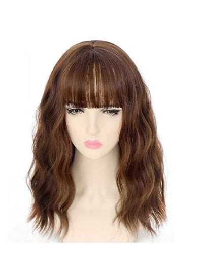 خرید و قیمت کلاه گیس مشکی مواج کوتاه استل با چتری، کلاه گیس زنانه باب