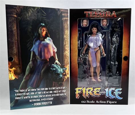 Fire And Ice Teegra Scale Action Figure Frazetta