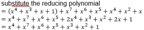 Irreducible Polynomials Binary Multiplication In Galois Field Gf28