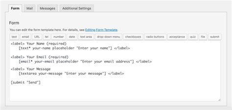 Adding Placeholders In Your Cf7 Form With Cf7 Editor Cf7 Skins Blog