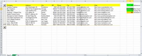 Excel Scrolling Table Computer And Software World