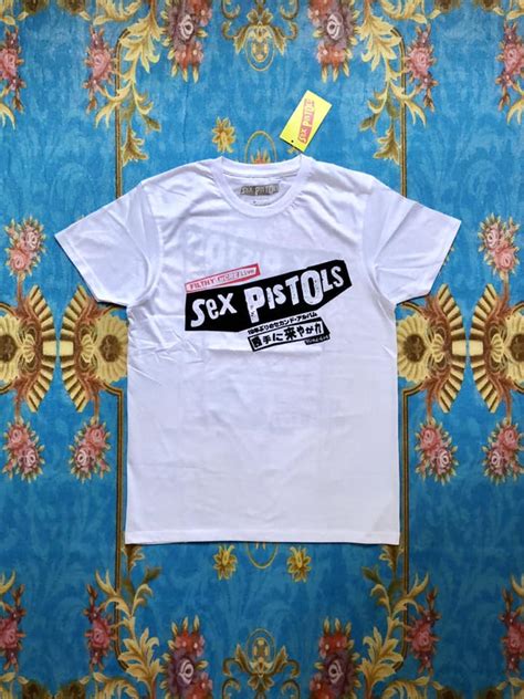 🎸sex Pistols เสื้อวง Sex Pistols สินค้านำเข้า 🎯ลิขสิทธิ์แท้ 🌈สกรีนทั้ง