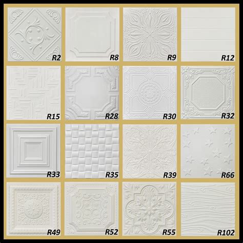 Styrofoam Ceiling Tiles 12x12 20x20 Magic Foam Ceiling Tiles